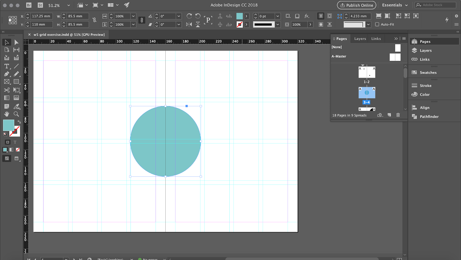 PUBLISHING DESIGN - EXERCISES