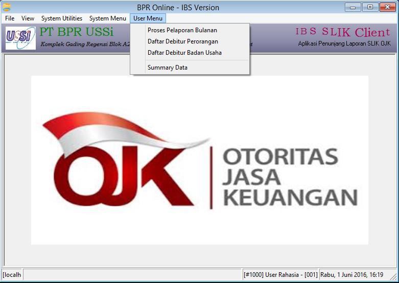 Serba Serbi IBS - USSI: Bagaimana Kabar Perkembangan Aplikasi SLIK ...