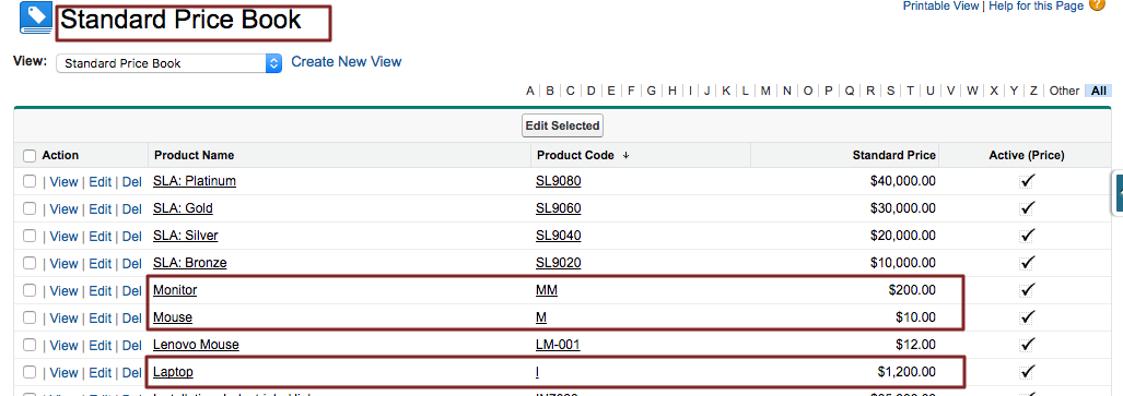 Products and Price Books in Salesforce | Technical Potpourri from ...