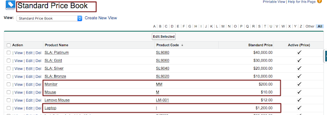 Products and Price Books in Salesforce | Technical Potpourri from ...