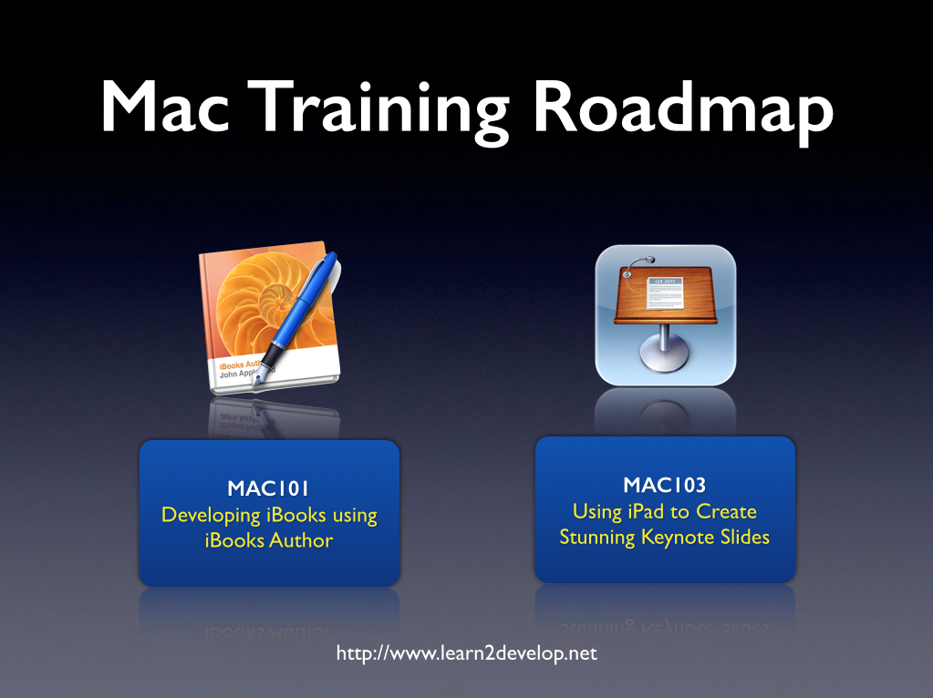 Learn2Develop.Net: iBooks Author and Keynote Courses