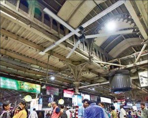 New 16 feet dia Bladed Beauty (Giant Fan) installed at CST station ...