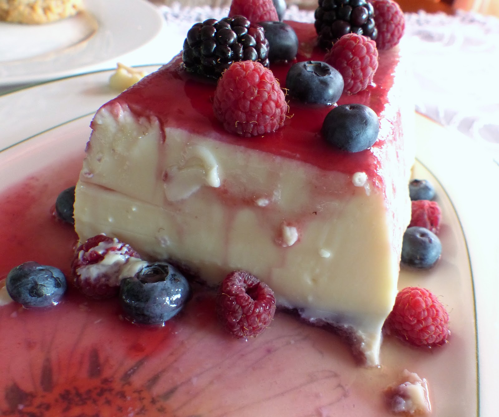 Le blog de Cata: Flan aux fruits rouges