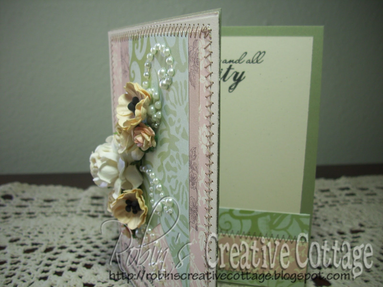 Robin's Creative Cottage: Beautiful Wedding Card