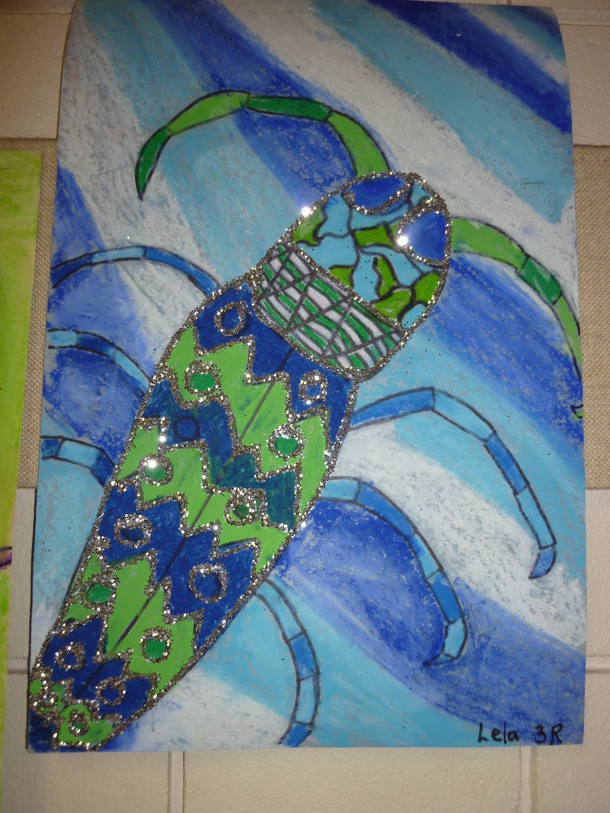 Mrs. Werner's Art Room: 3rd Grade Oil Pastel Insects