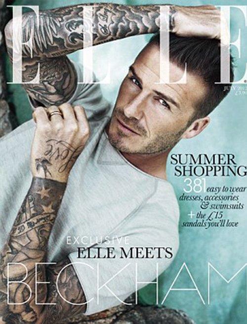 David Beckham - ELLE UK Magazine Picture's ~ Celebrity Pretty