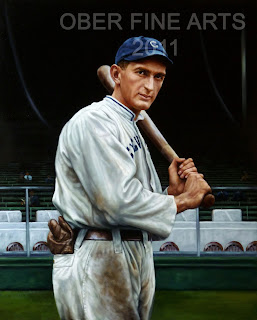 Lisa Ober, Artist: I've been working! Paintings of baseball players