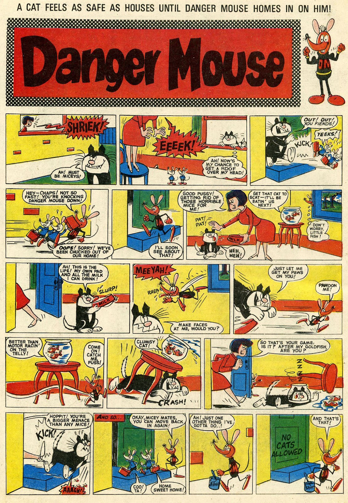 *KAZOOP !!: A LOOK AT COR!! STRIPS: DANGER MOUSE