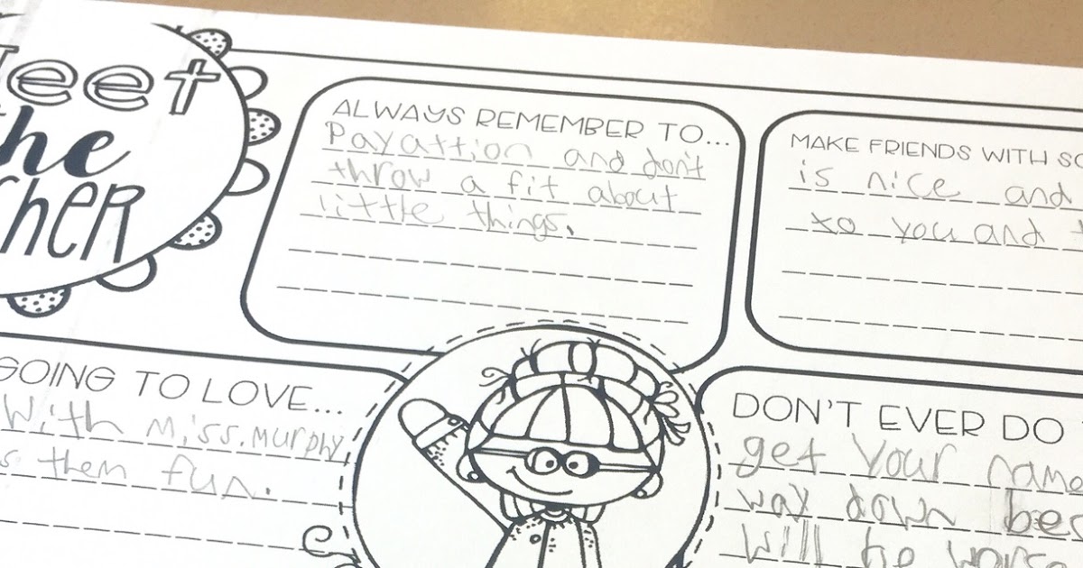 Beginning & End of Year Activity in One! - Education Lahne