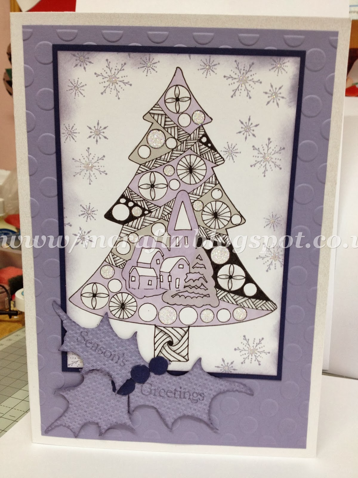 MCRAFTZ: Zentangle Christmas Cards