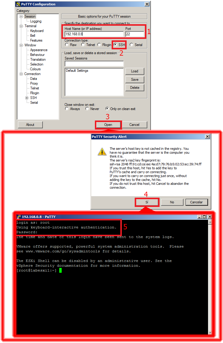 Pantallazos.es: vSphere ESXi Shell Command Line Interface (CLI ...