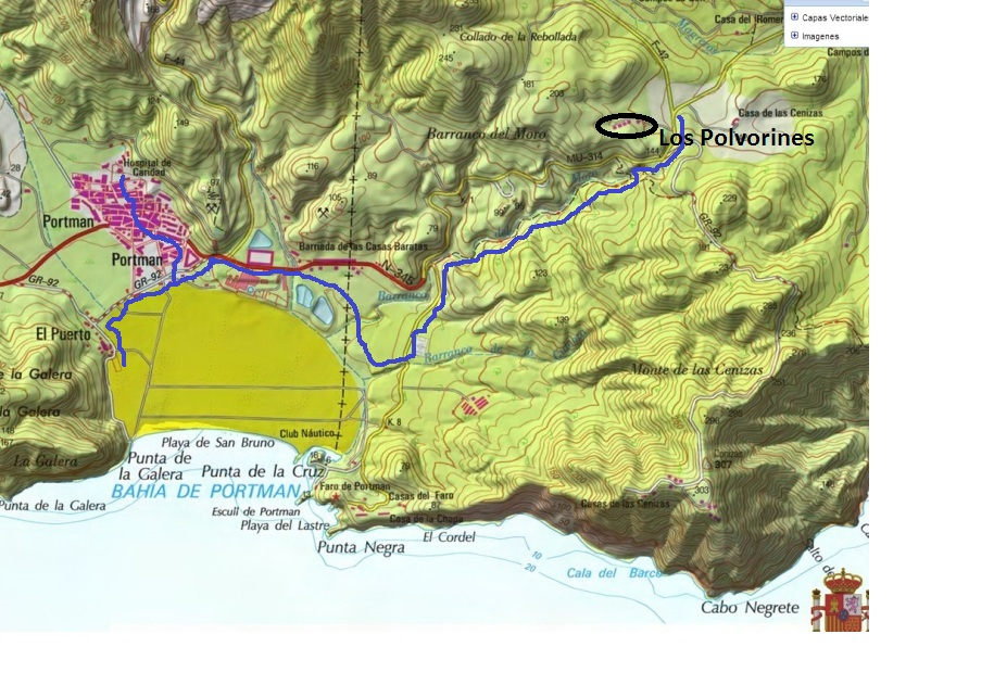 Senderismo - Los Belones: PORTMÁN, un pueblo con HISTORIA