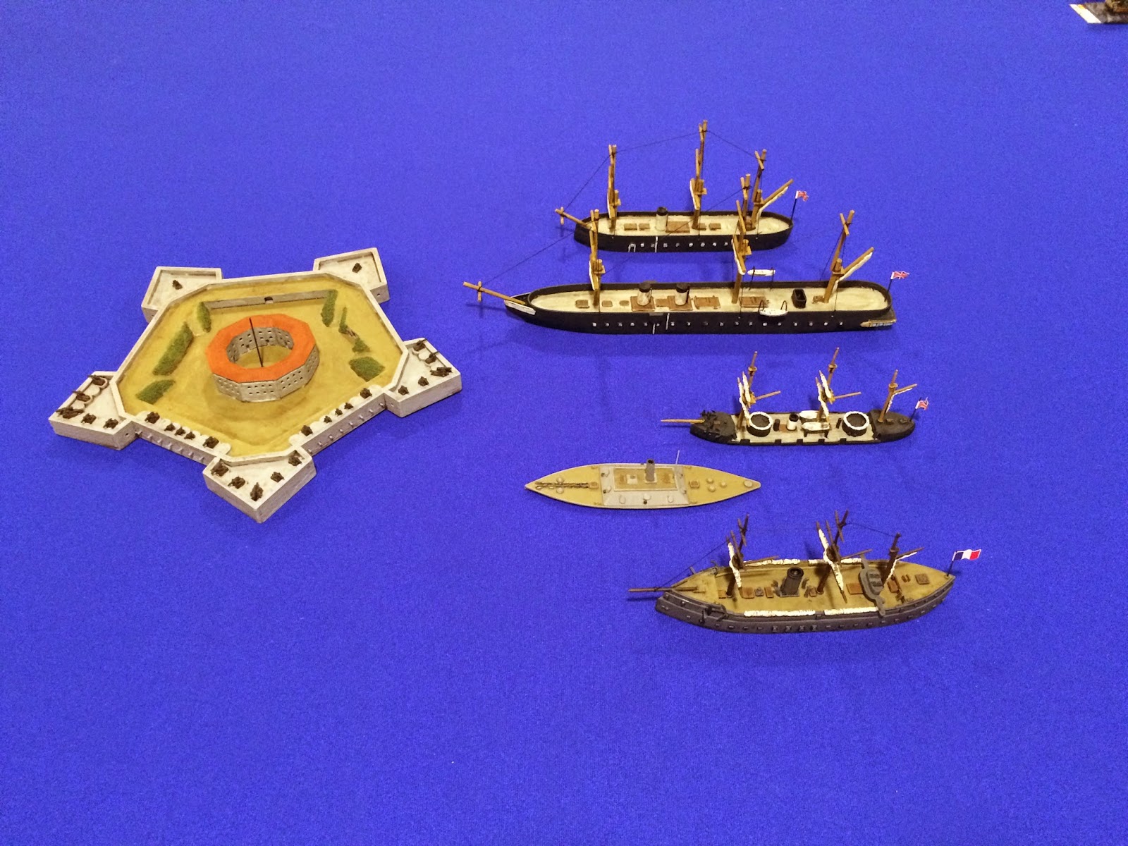 The Analogue Hobbies Painting Challenge: From MilesR - 1/600 ACW Naval ...