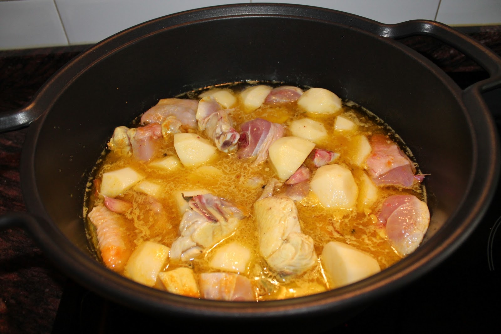 Mis Recetas: Pollo amarillo.