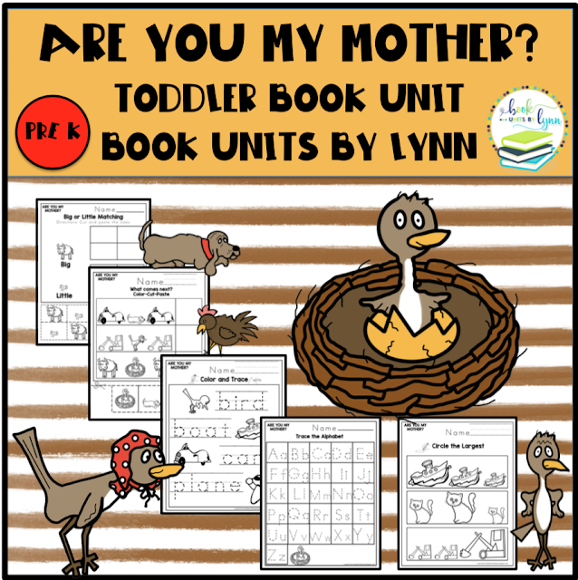 ARE YOU MY MOTHER? TODDLER BOOK UNIT ~ Book Units by Lynn