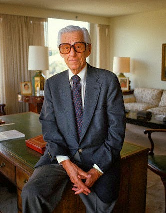 Bespectacled Birthdays: Lew Wasserman, c.1990s