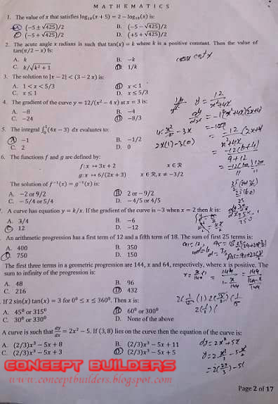 ECAT Past Paper 2014 (ORIGINAL)