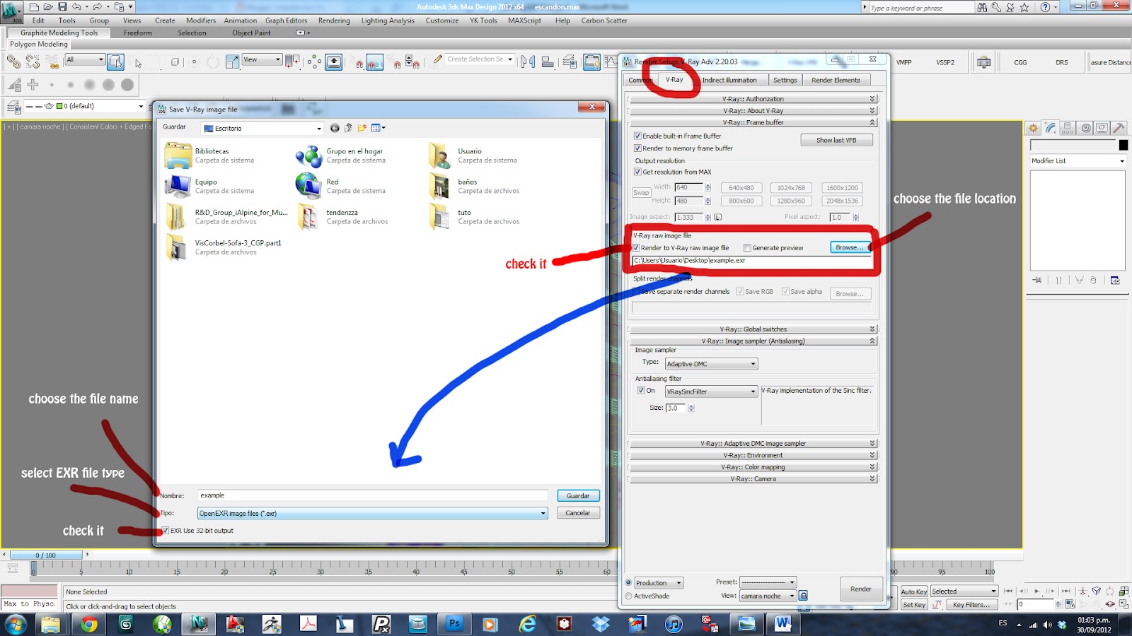Arquitectura Visualización Y 3d Saving Exr Files Using 3ds Max And Vray