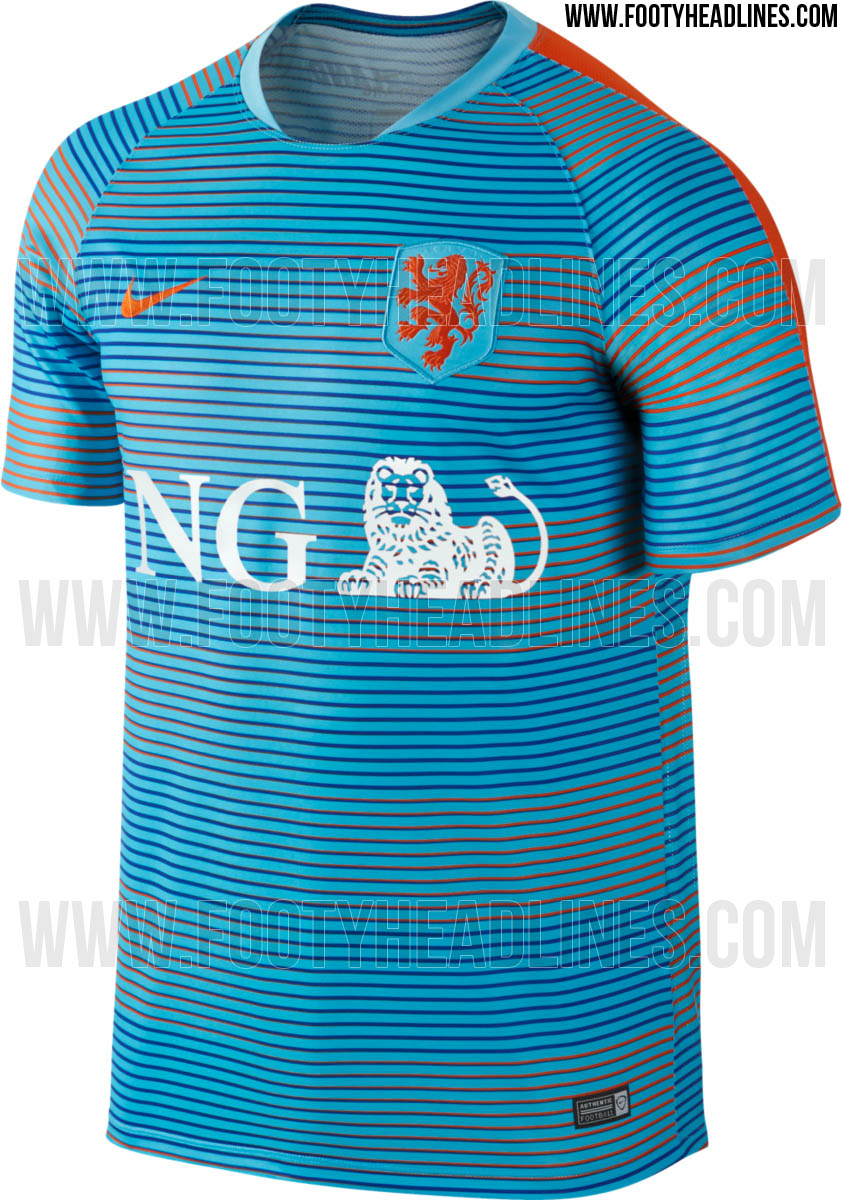 Netherlands 2016 Pre-Match and Training Kits Leaked - Footy Headlines