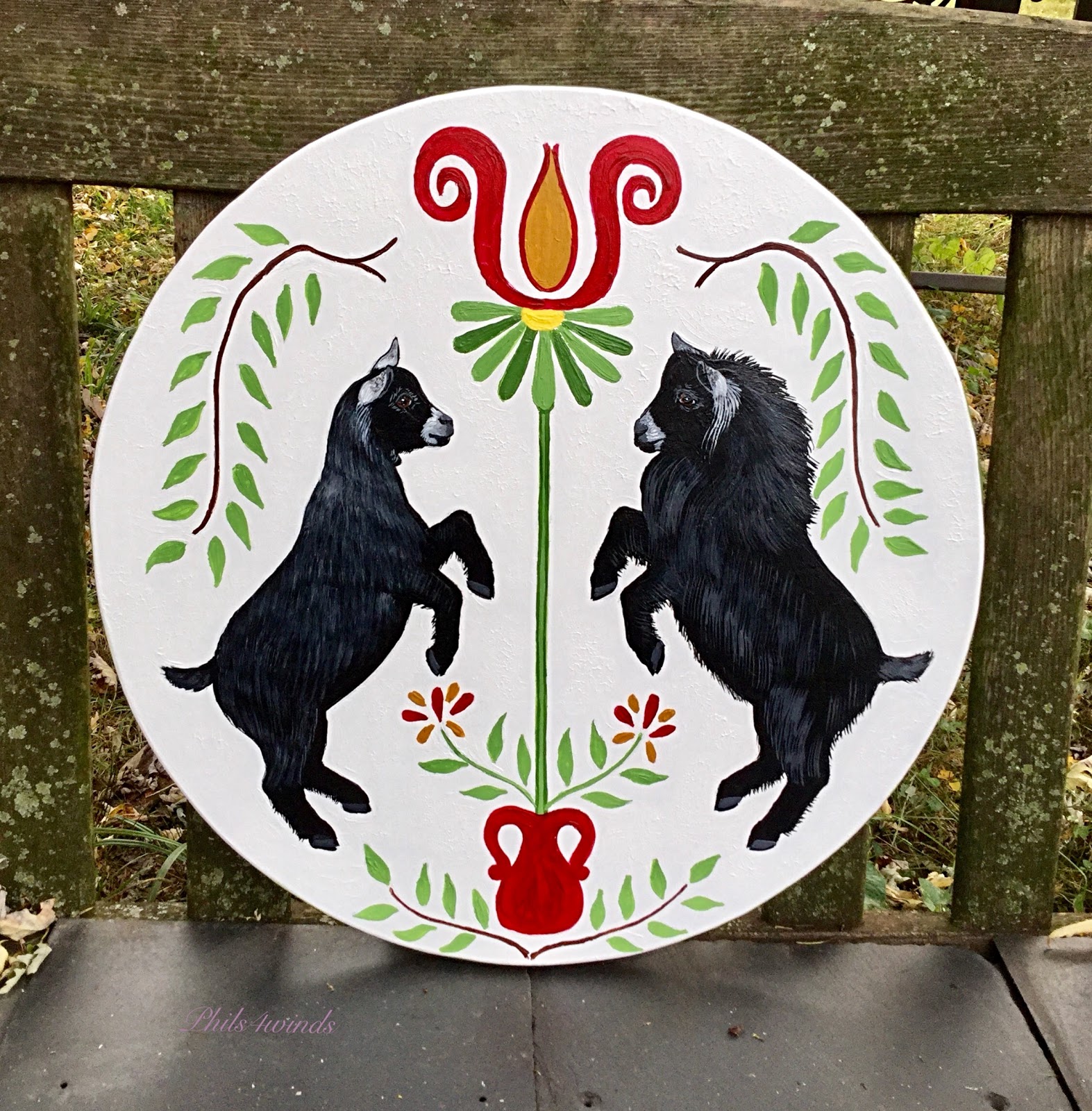 Phils4winds; paintings on Wood and Slate : Pennsylvania Dutch Hex Sign ...