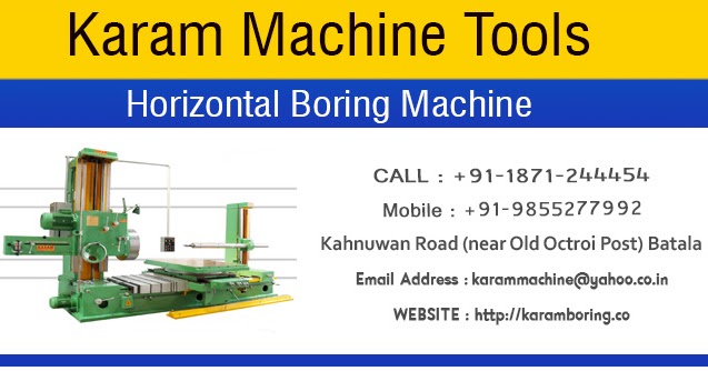 Karam Machine Tools- Horizontal Boring Machine
