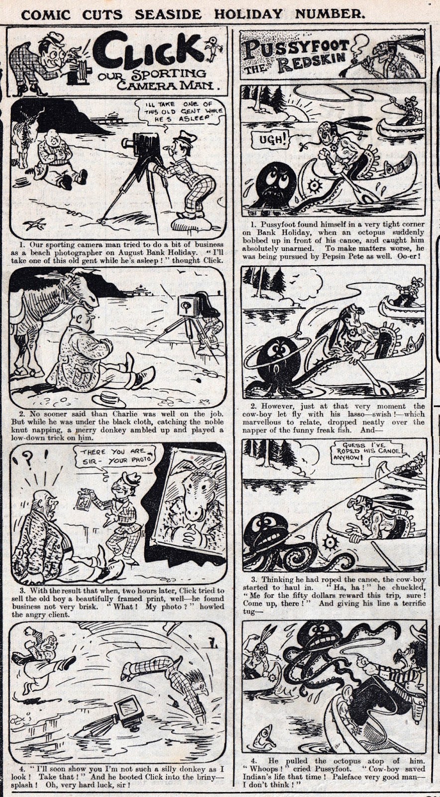 BLIMEY! The Blog of British Comics: Comic Cuts Seaside Holiday Number ...