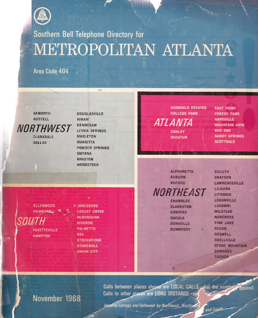 INSIDE BOB FOREMAN'S BRAIN PART 2: COVER ART: ATLANTA TELEPHONE ...