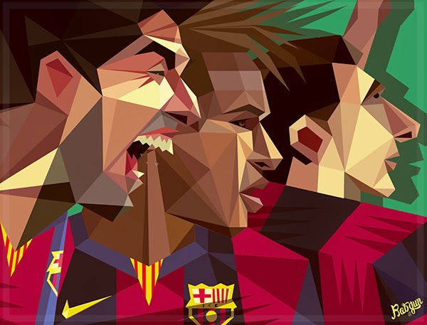 Cubist Footballers By Robin Gundersen (Gallery) | FOOTY FAIR