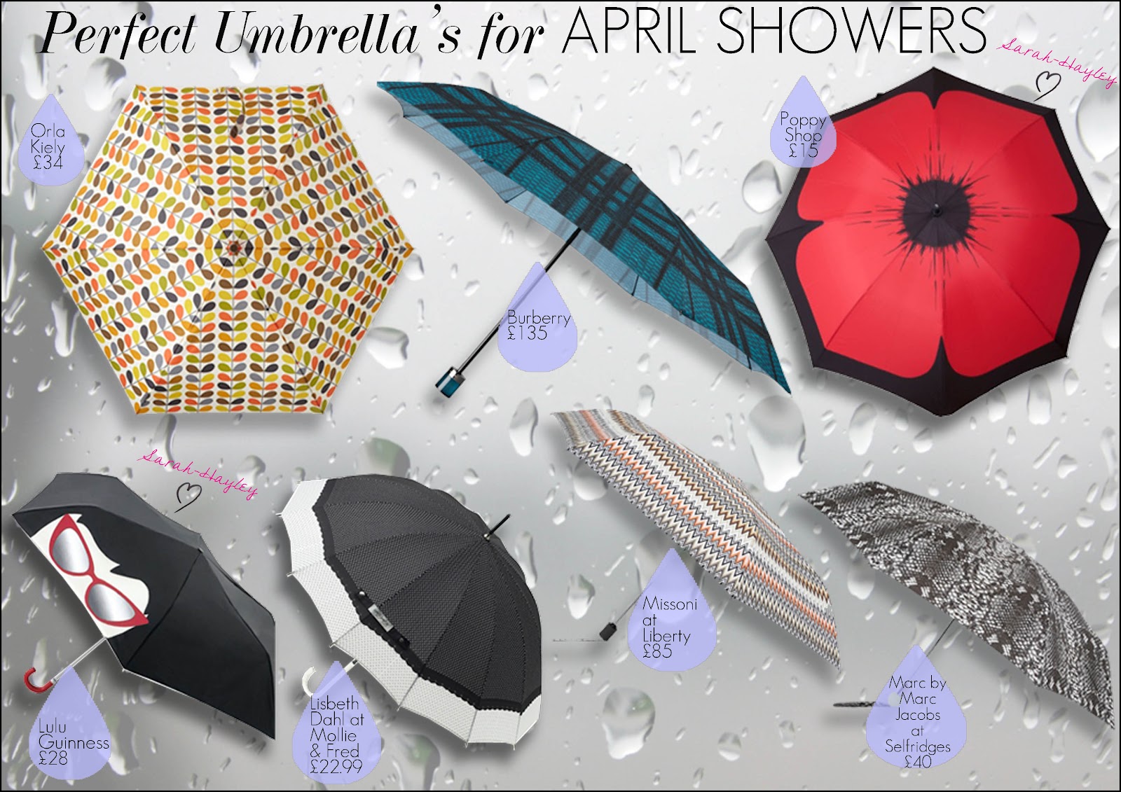 April Showers: The Perfect Umbrella Accessories - by Sarah-Hayley Owen