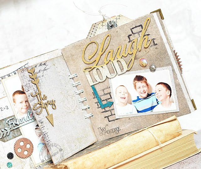 Blue Fern Studios: A Mini Album And A Layout by Maja