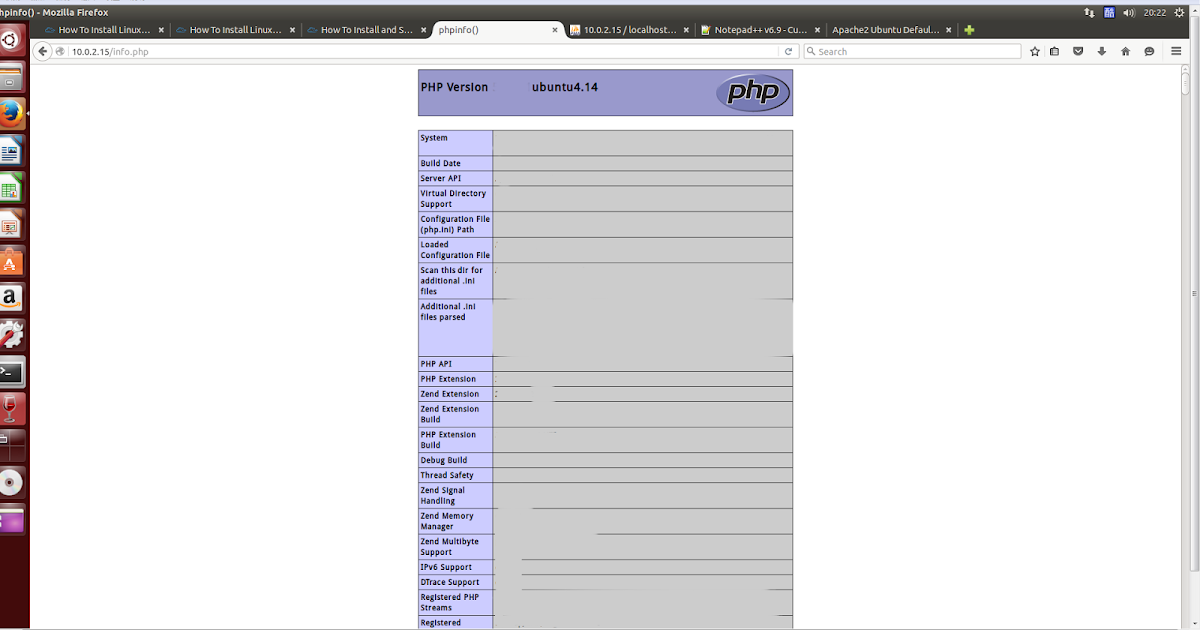ミクのブロガー: On ubuntu install apache2 and mysql and php5 and phpmyadmin