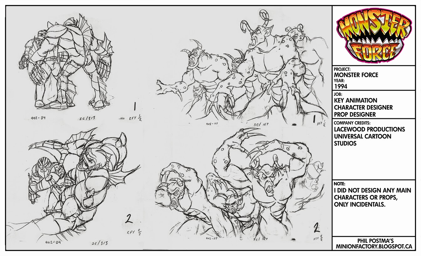 MINION FACTORY: 1994 - Monster Force!