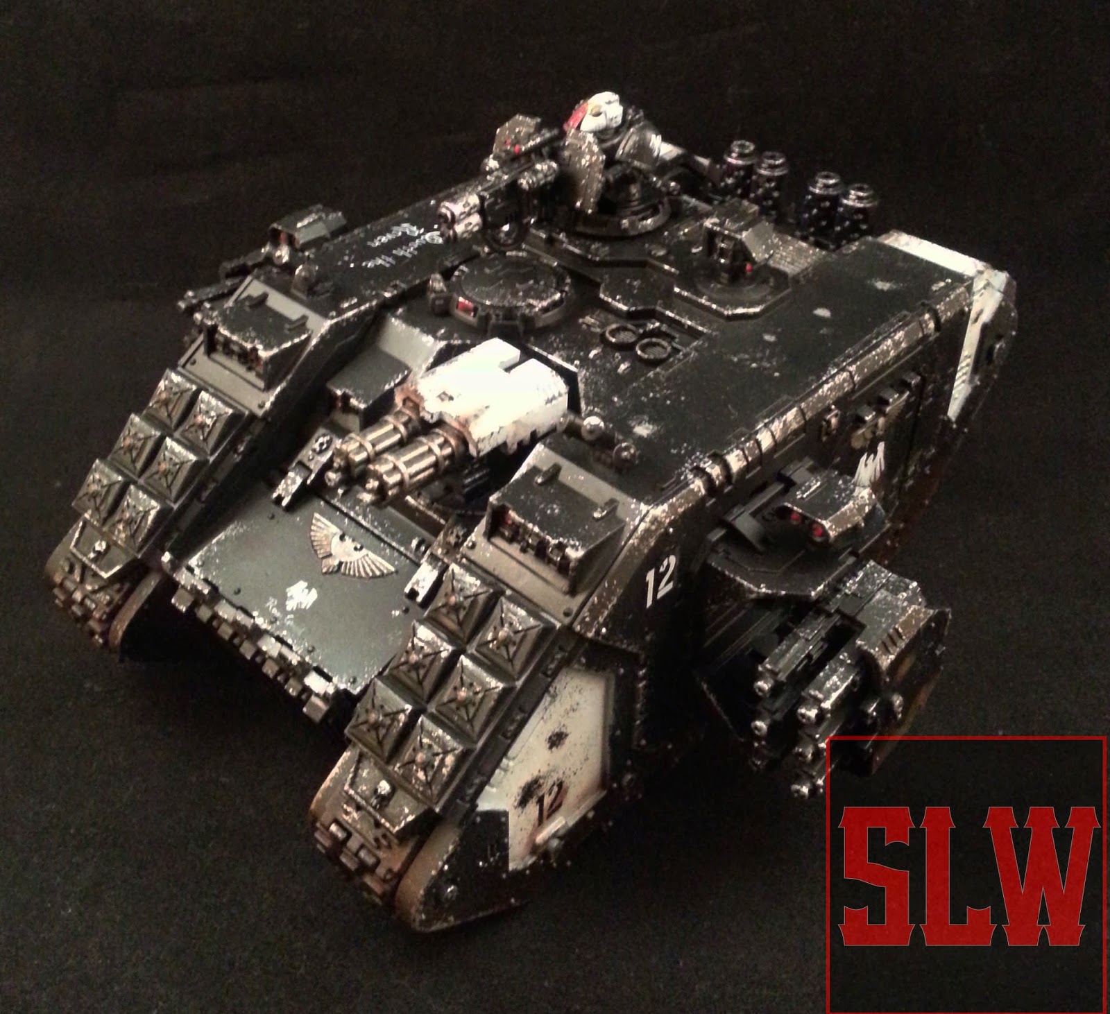 Smells Like Wargaming: 10/2/14: Finished: Raven Guard Vehicle Group