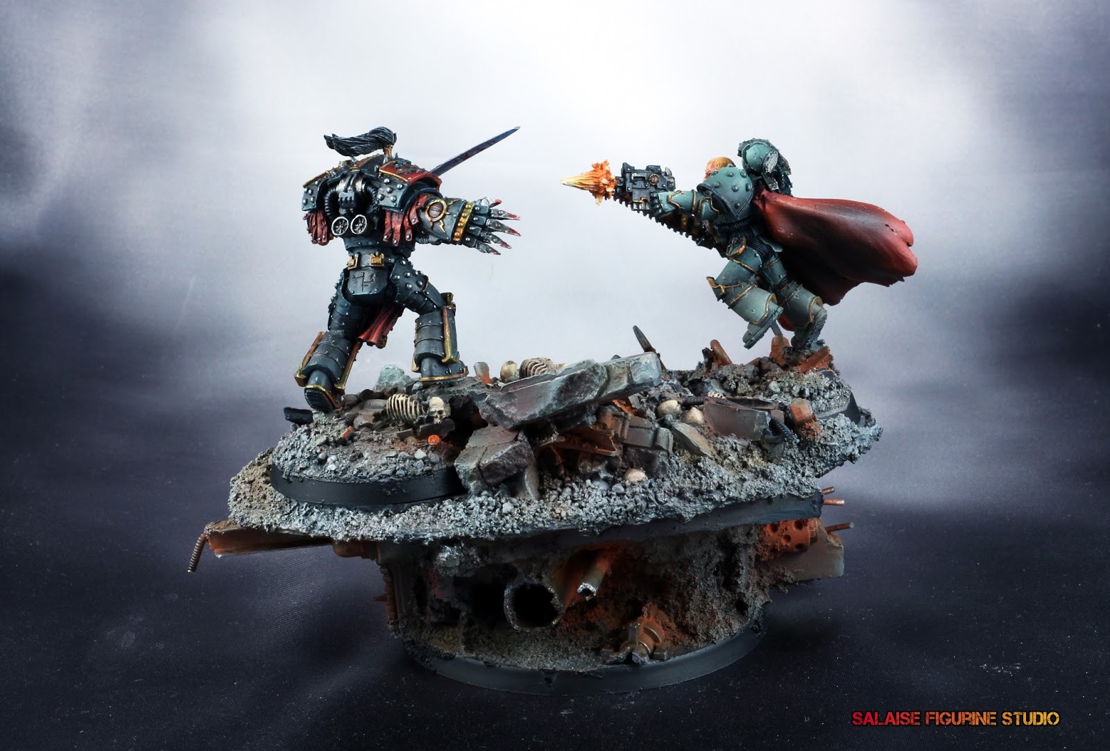[Sons Of Horus] Abaddon VS Garviel Loken "Horus heresy character series ...