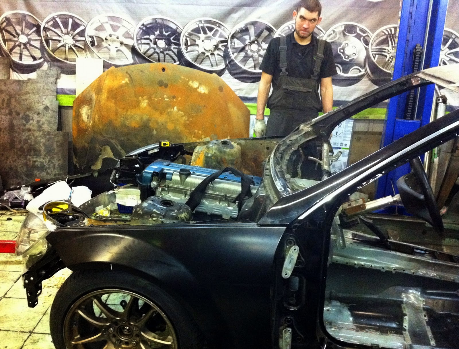 Mercedes W204 DRIFT with 2JZ engine | BENZTUNING