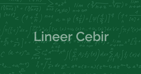 Lineer Cebir - Eemdersnotlari.com Ders Notları | Çağlar GÜL