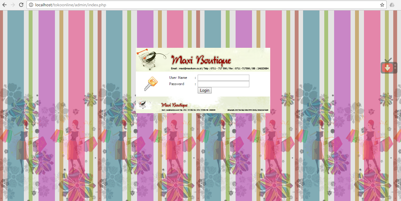 Downoad Source Code Toko Online dengan PHP dan Mysql - Tutorial Codding