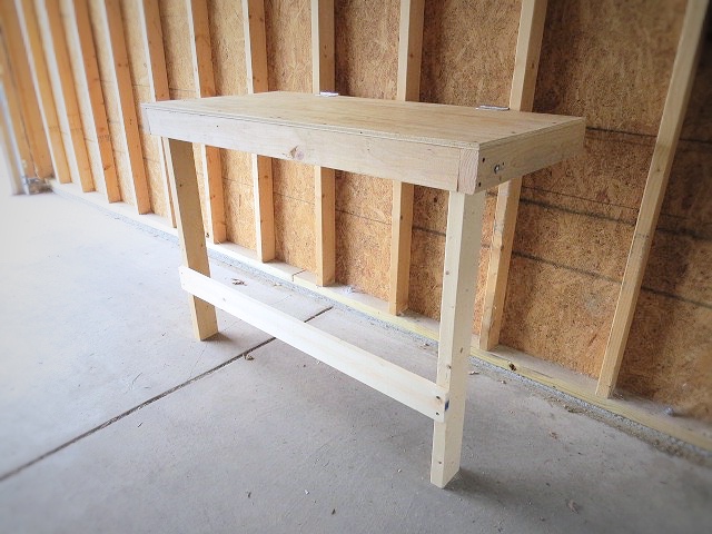 A Garage Folding Workbench. - Flipping the Flip
