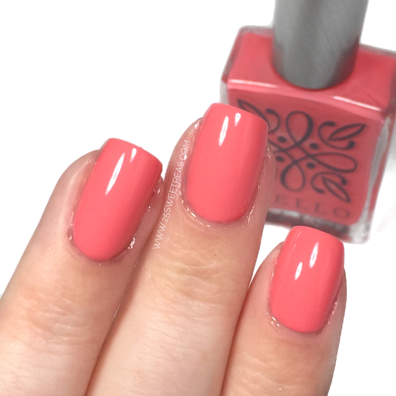 Shello Polish Swatch & Review — 25 Sweetpeas