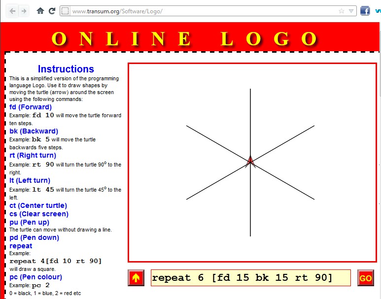 Informātika Auces vidusskolā: Programmēsim Logo vidē