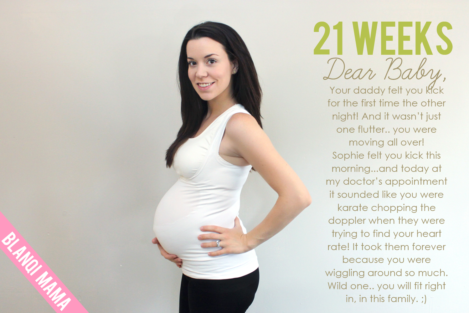 Baby Book- 19, 20 & 21 Week Bumps – At Home With Natalie