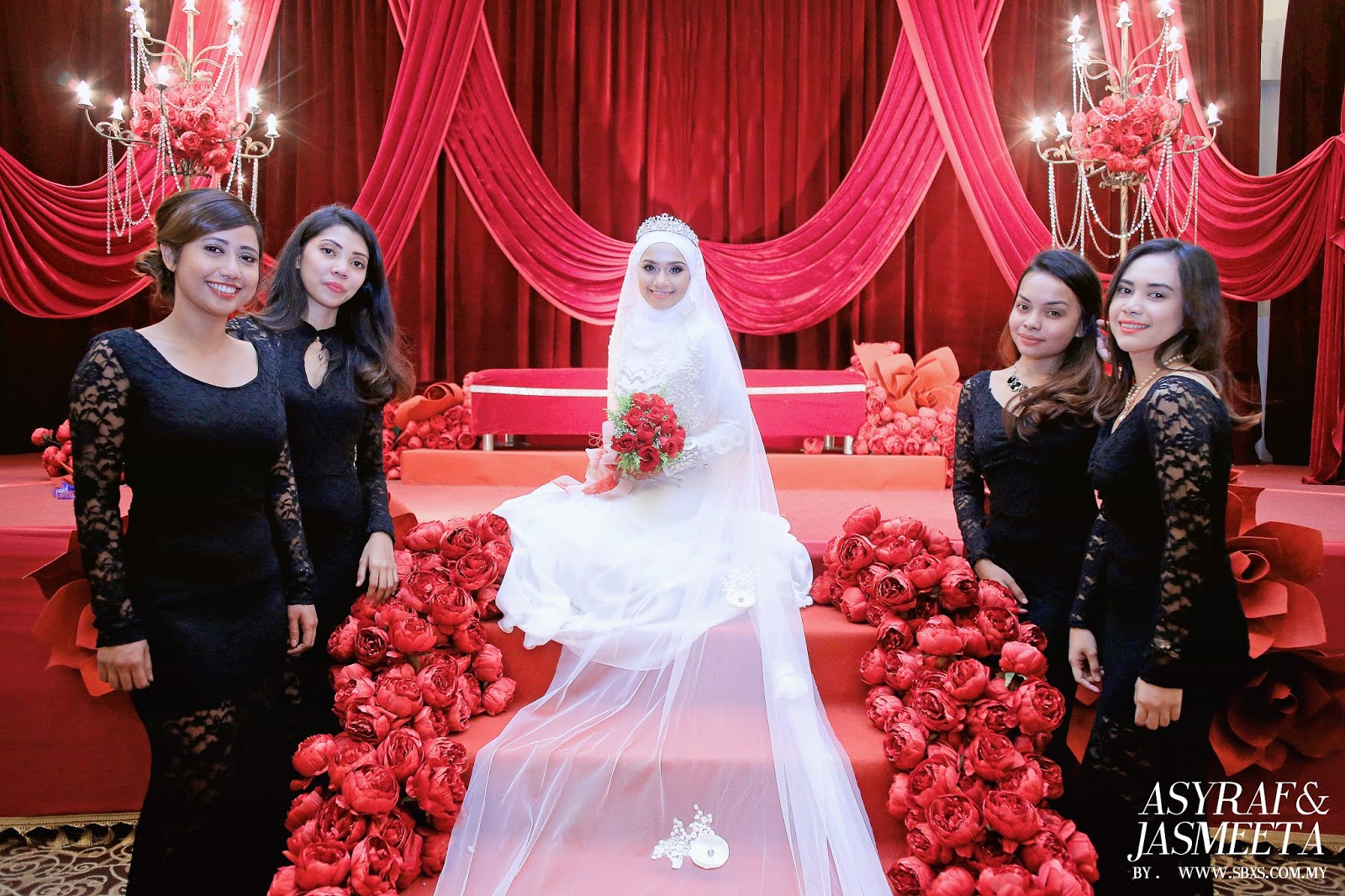 TEMA PERKAHWINAN MERAH,PUTIH & HITAM YANG ELEGANT - SOCIAL LIGHT/SBXS ...