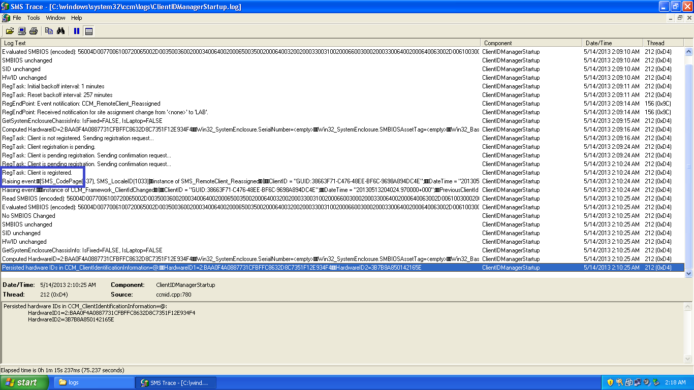 Control panel configuration manager - dsapanda