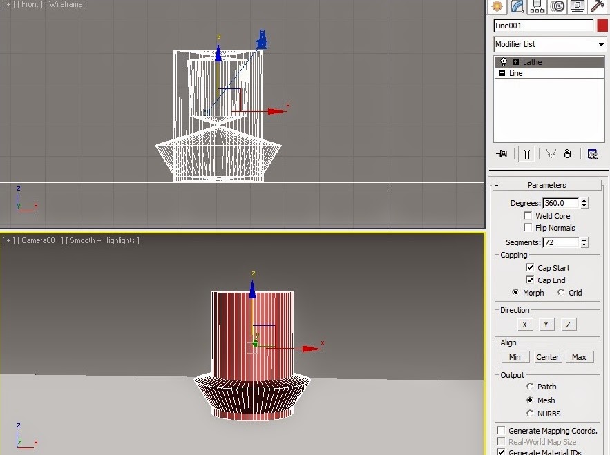 3ds max tutorial: Lathe modifier-3ds max tutorial
