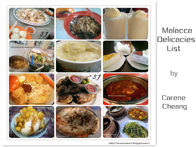 My Palace, My symphony of life and the rhythm in My heart: Malacca Food ...