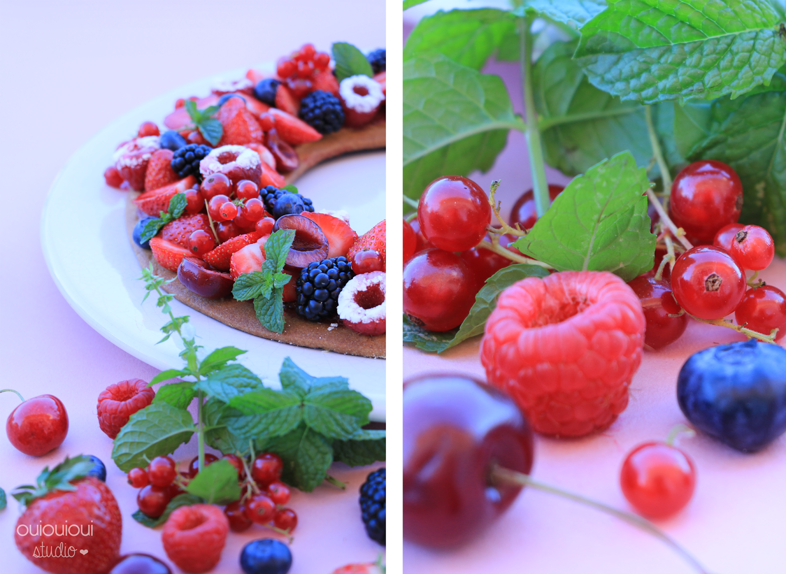 OUI OUI OUI studio: MIAM !!! TARTE COURONNE DE FRUITS ROUGES