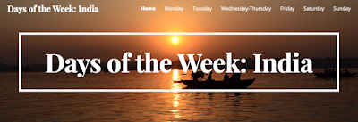 Mythology and Folklore UN-Textbook: Days of the Week: India