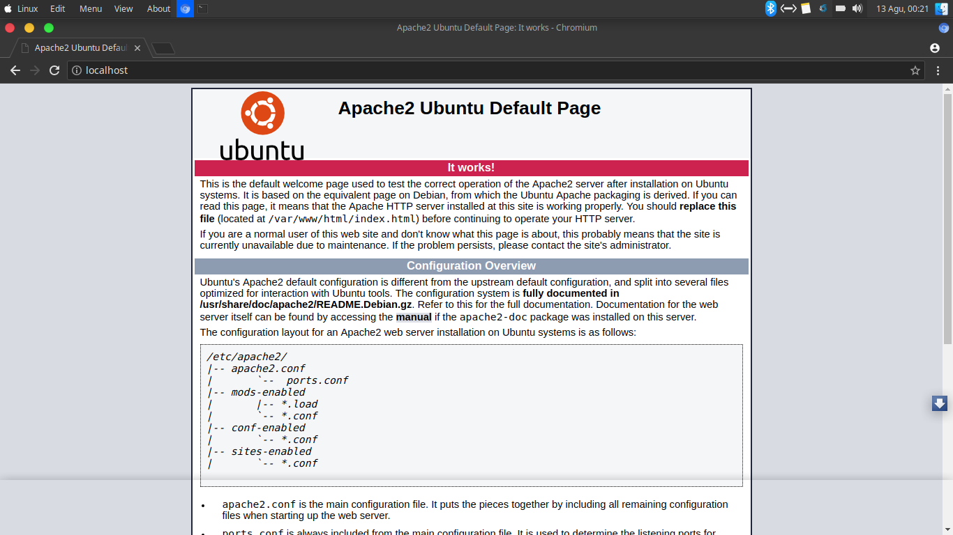 Install Apache2, mysql, php, phpmyadmin