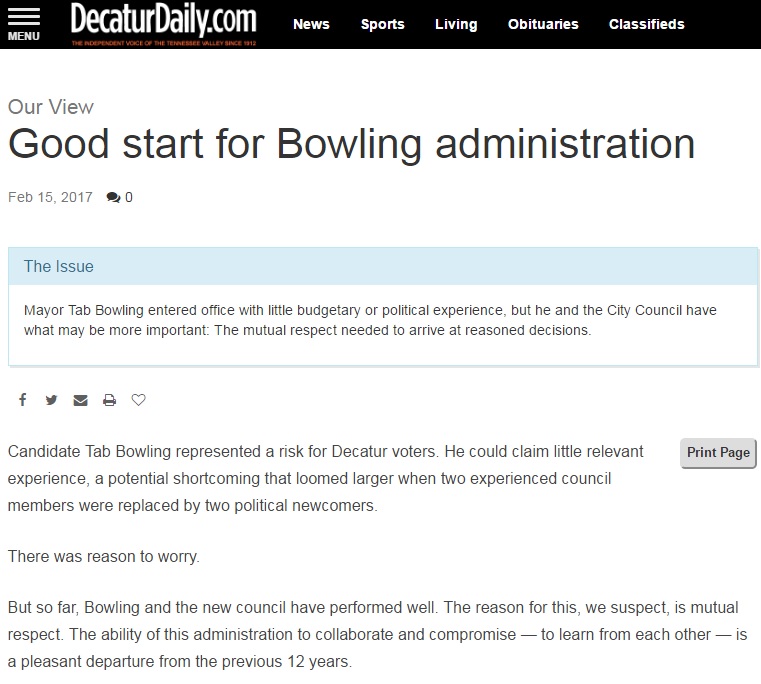 City of Decatur, AL Updates: City of Decatur, Alabama | Update | Mayor ...