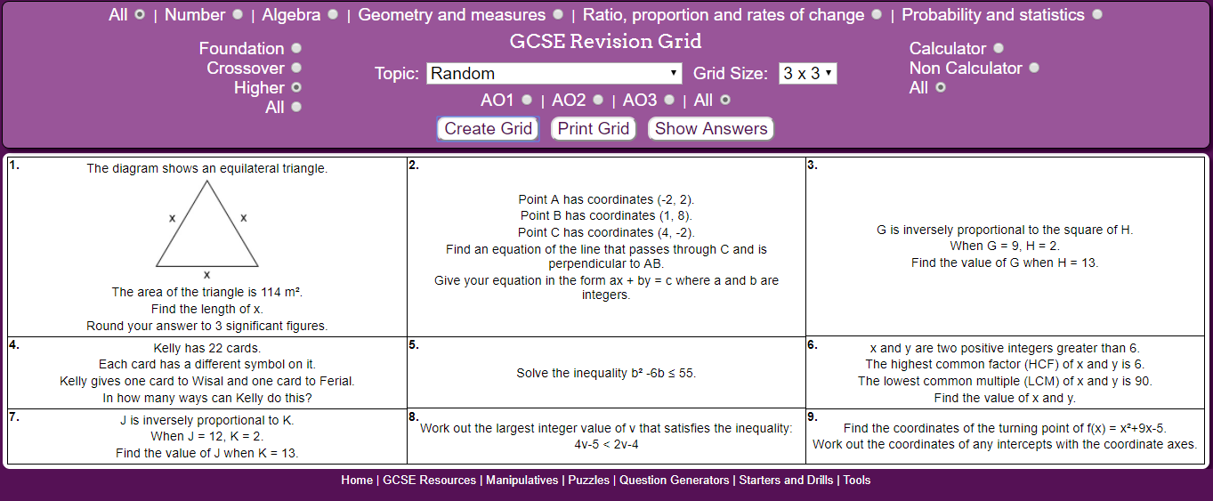 Mock Season - Mathematics basics